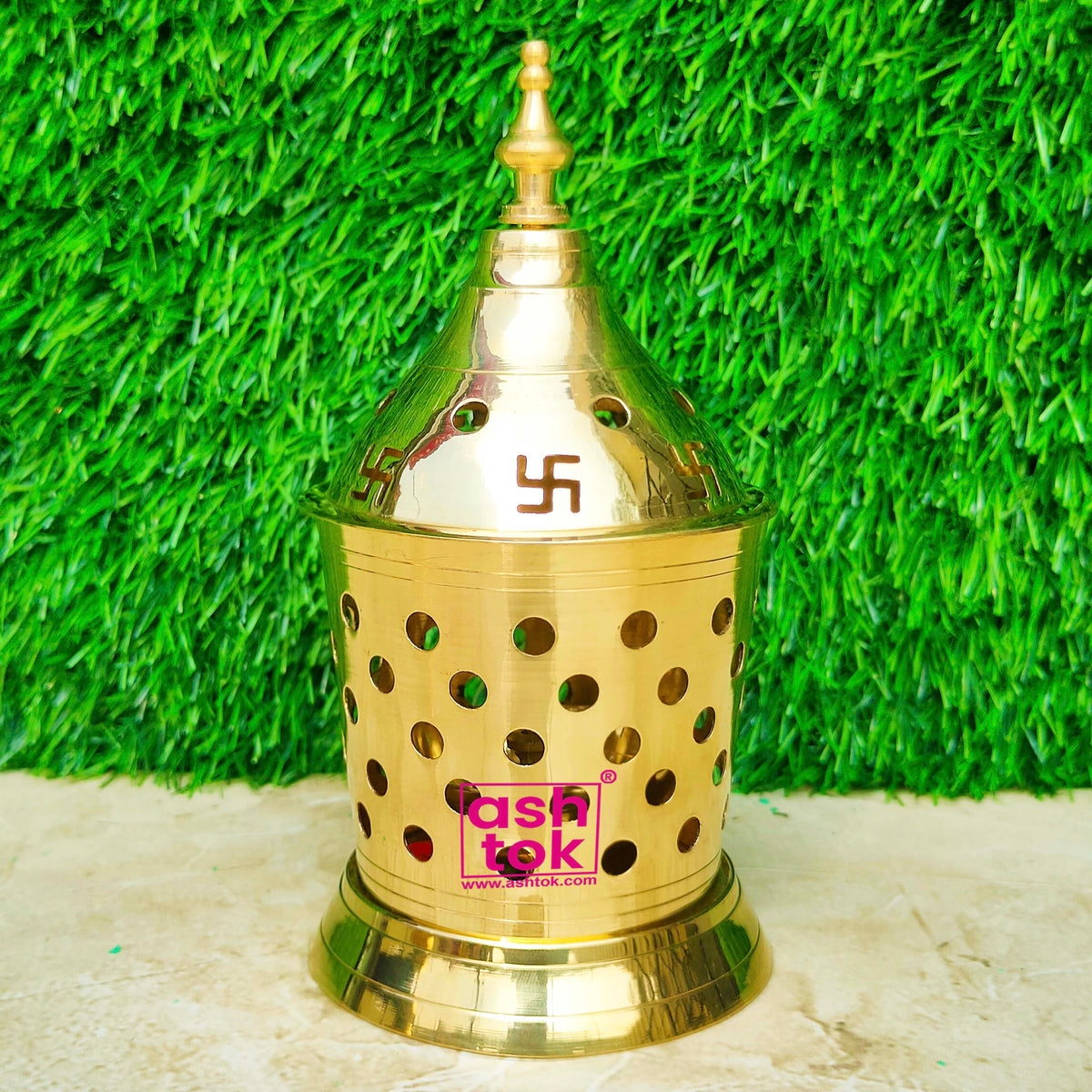 Brass Jali Akhand Jyoti Deep Oil Lamp with Jali Cover – Cherrypick